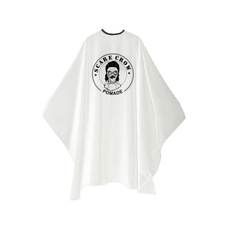 WHITE BARBER CAPE // SCARECROW POMADE – Scarecrow Pomade Store